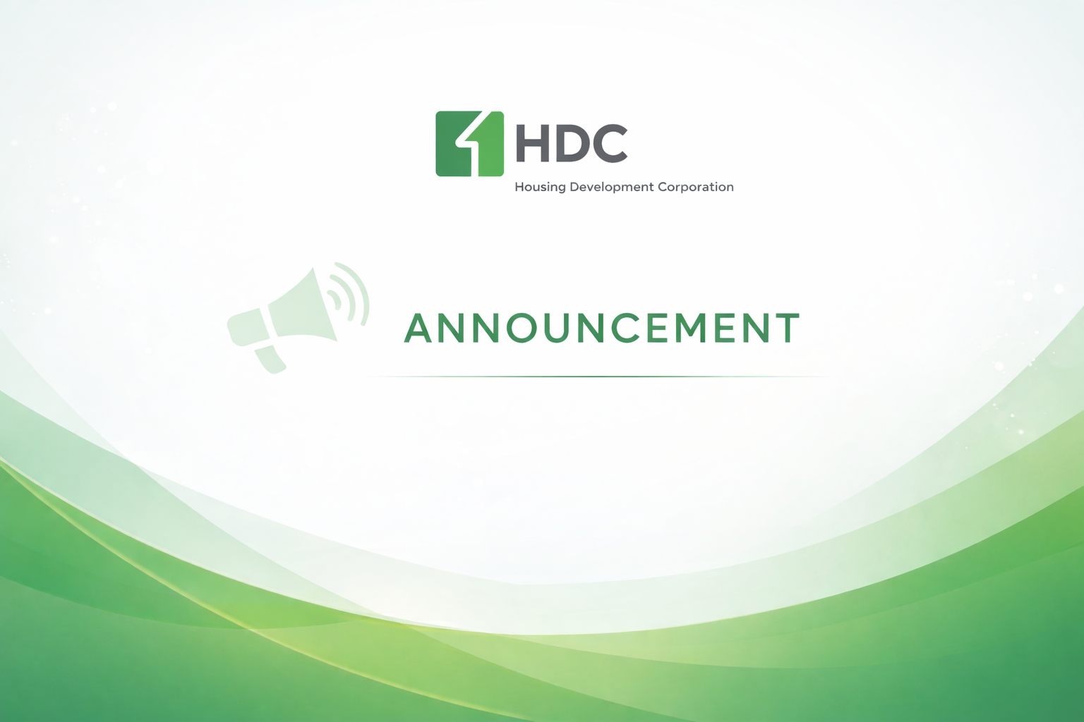 EOI - Financing of HDC's Projects and Arranging Financing for HDC